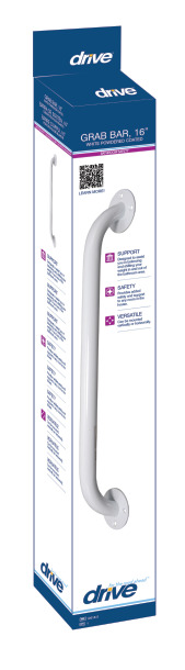 Grab Bar 12"/White Powd | Binson's Medical Equipment & Supplies